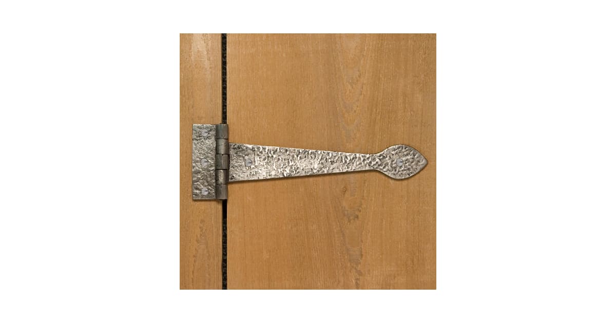 Signature Hardware 325620 10-3/4" x 3-3/8" Iron Strap Hinge - Single ...