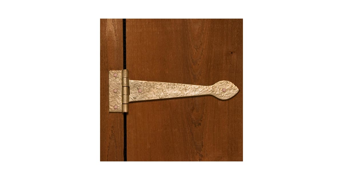 Signature Hardware 325623 10-3/4" x 3-3/8" Bronze Strap Hinge - Single ...