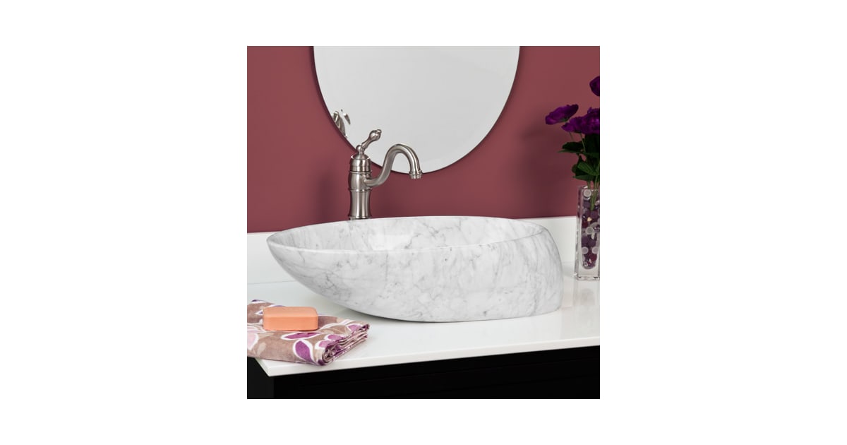 Signature Hardware 334752 24" Marble Vessel Bathroom Sink | Ferguson Home