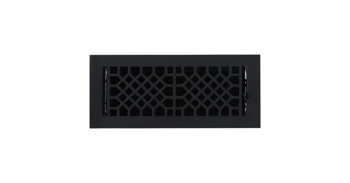 Signature Hardware 344763 Antique Cast Iron Floor Register - 4" x 12 ...