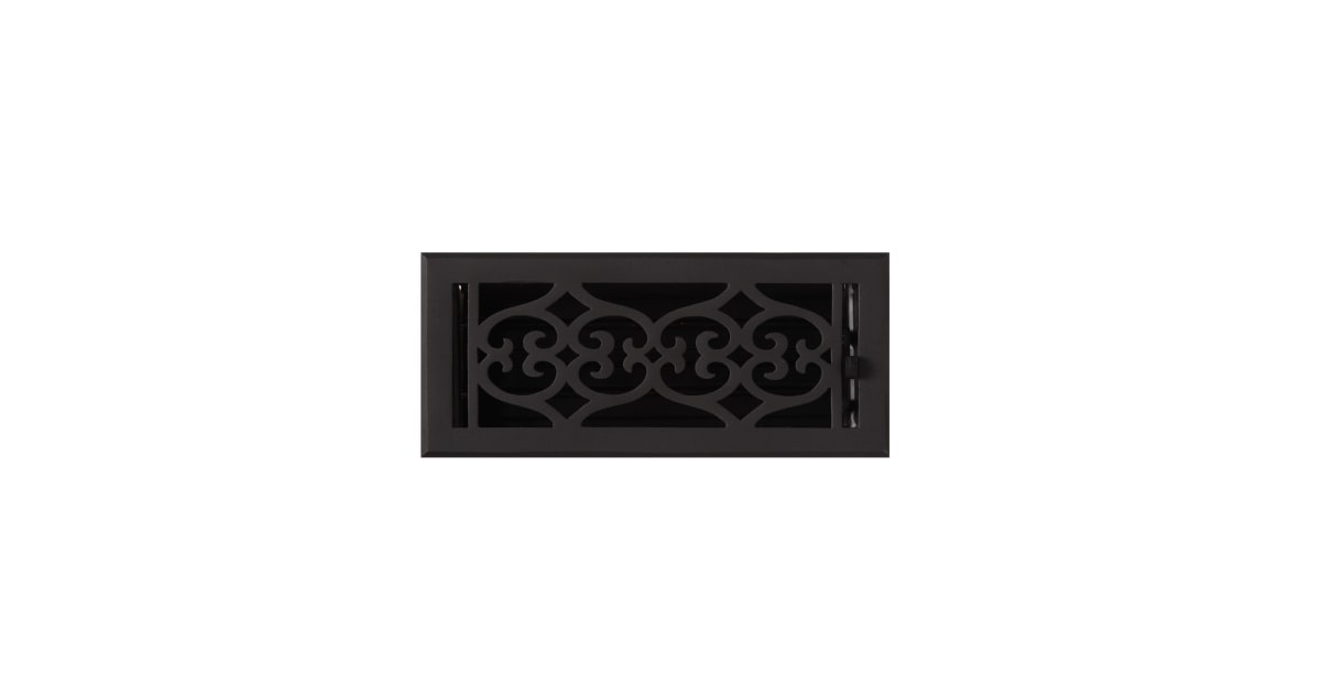 Signature Hardware 345928 Bronze Floor Register - 4" x 10" | Ferguson Home