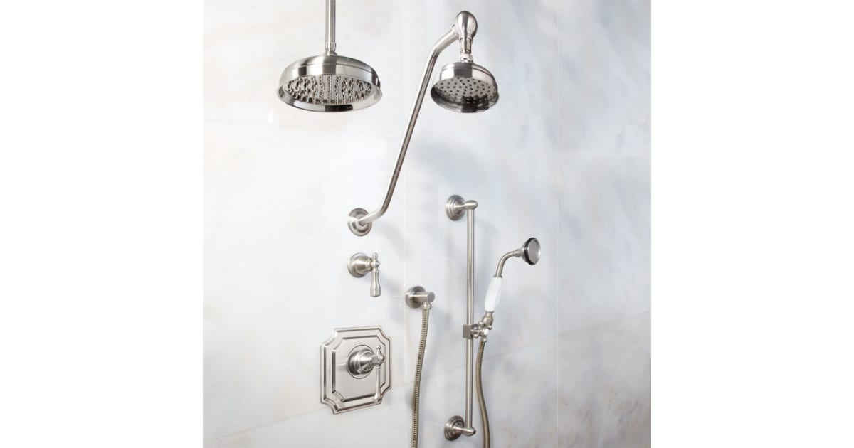 Signature Hardware 354412 Vintage Pressure Balanced Shower System with ...