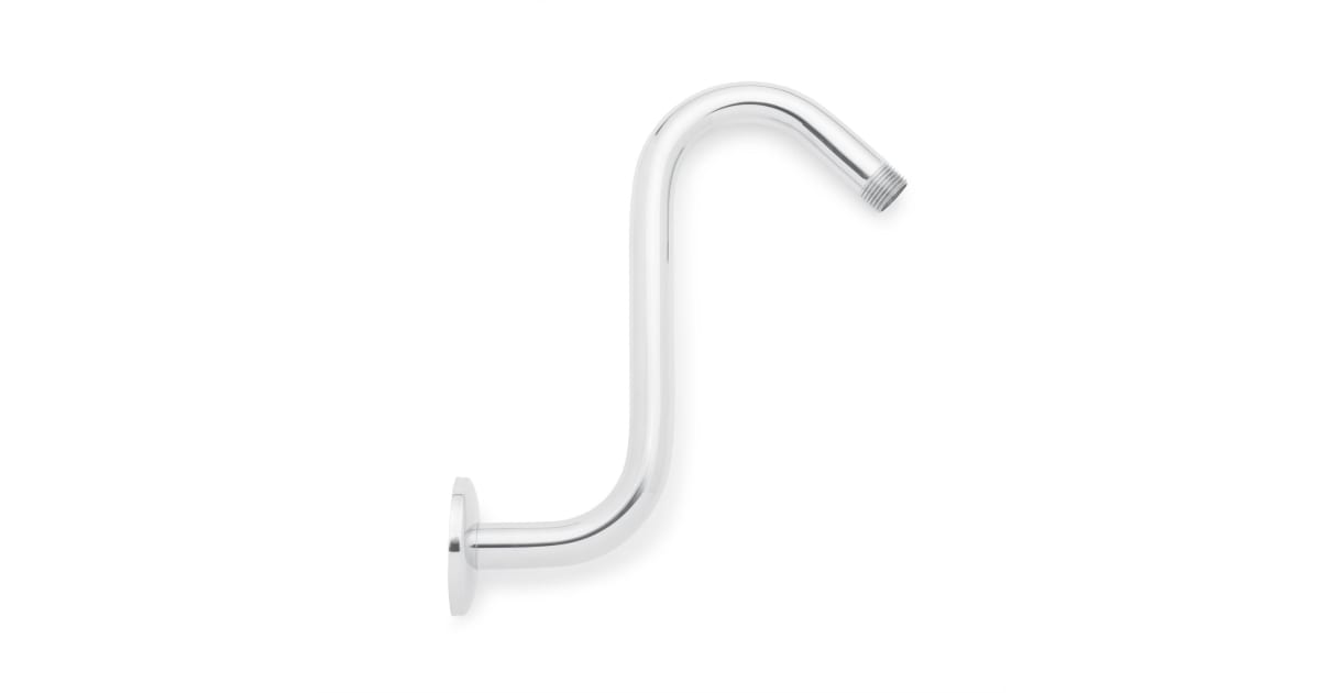 Signature Hardware 375254 Aon 8" Wall Mounted Shower Arm and Flange ...