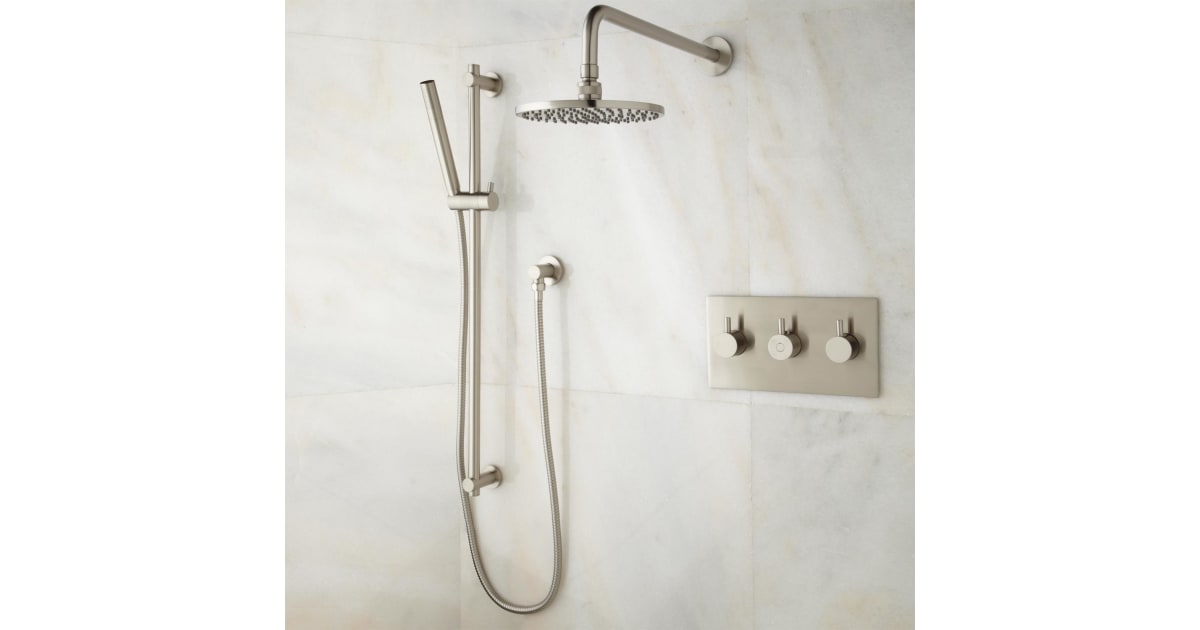 Signature Hardware 379999 Tosca Thermostatic Shower System with ...
