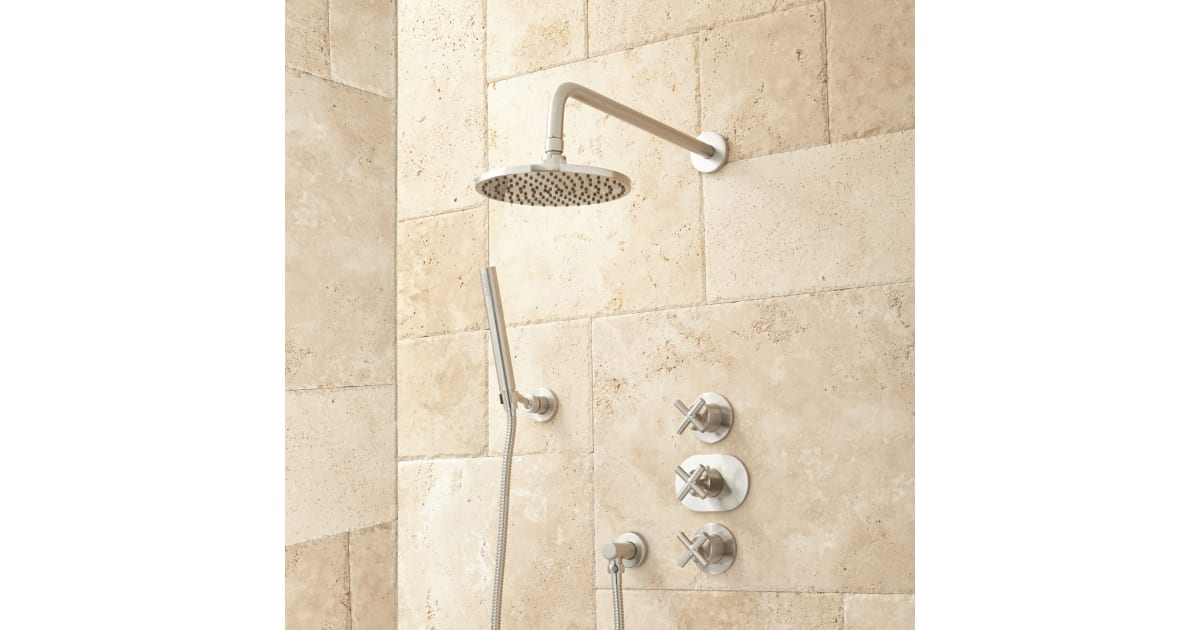 Signature Hardware 380036 Callas Thermostatic Shower System with ...