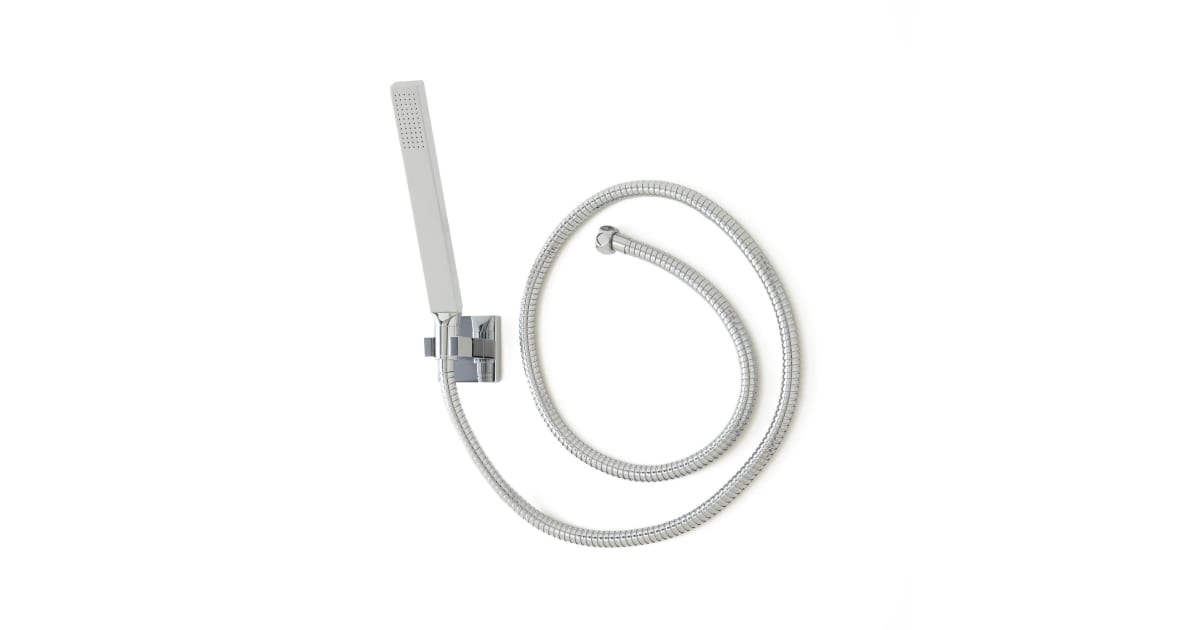 Signature Hardware 380053 2 GPM Modern Square Hand Shower with 4' Hose ...