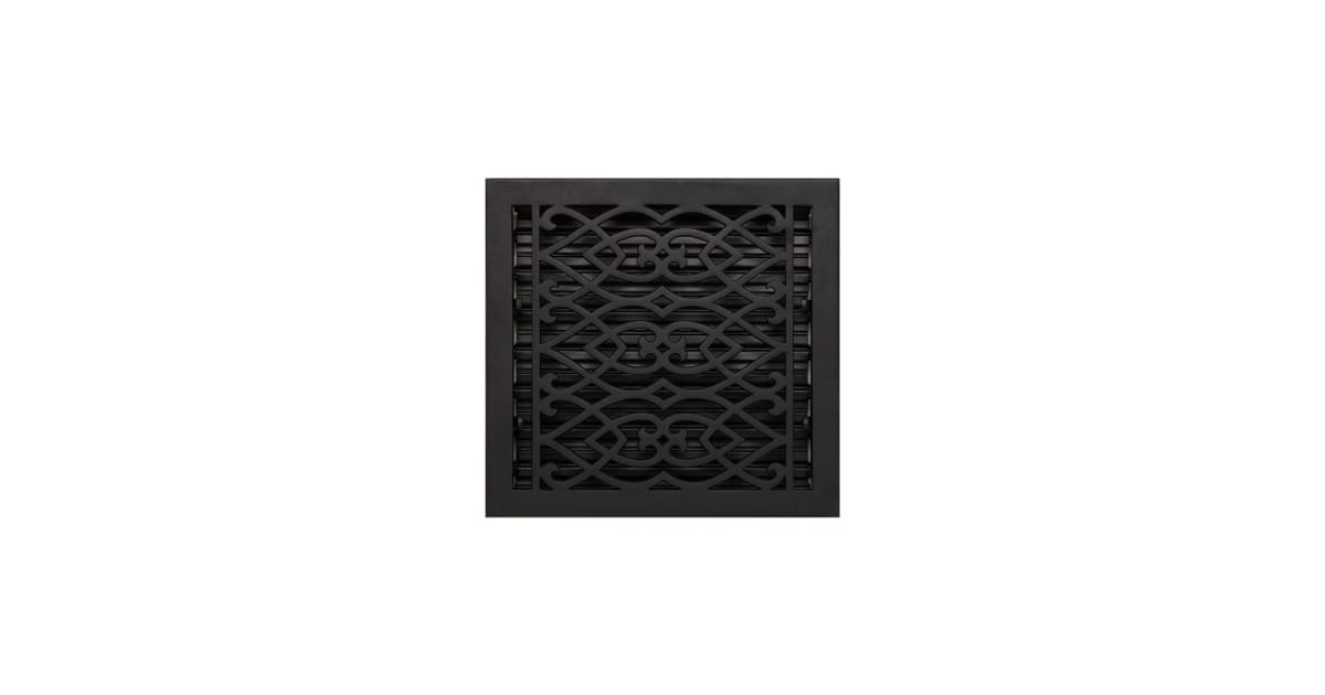 Signature Hardware 394960 Cast Iron Floor Register - 12" x 12 ...