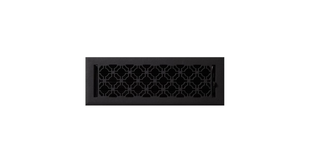 Signature Hardware 398722 Cast Iron Floor Register - 4" x 14 ...