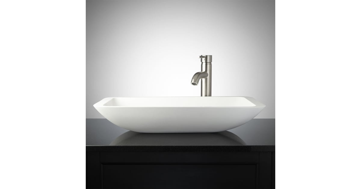 Signature Hardware 398736 Canopus 24" Resin Vessel Bathroom Sink ...