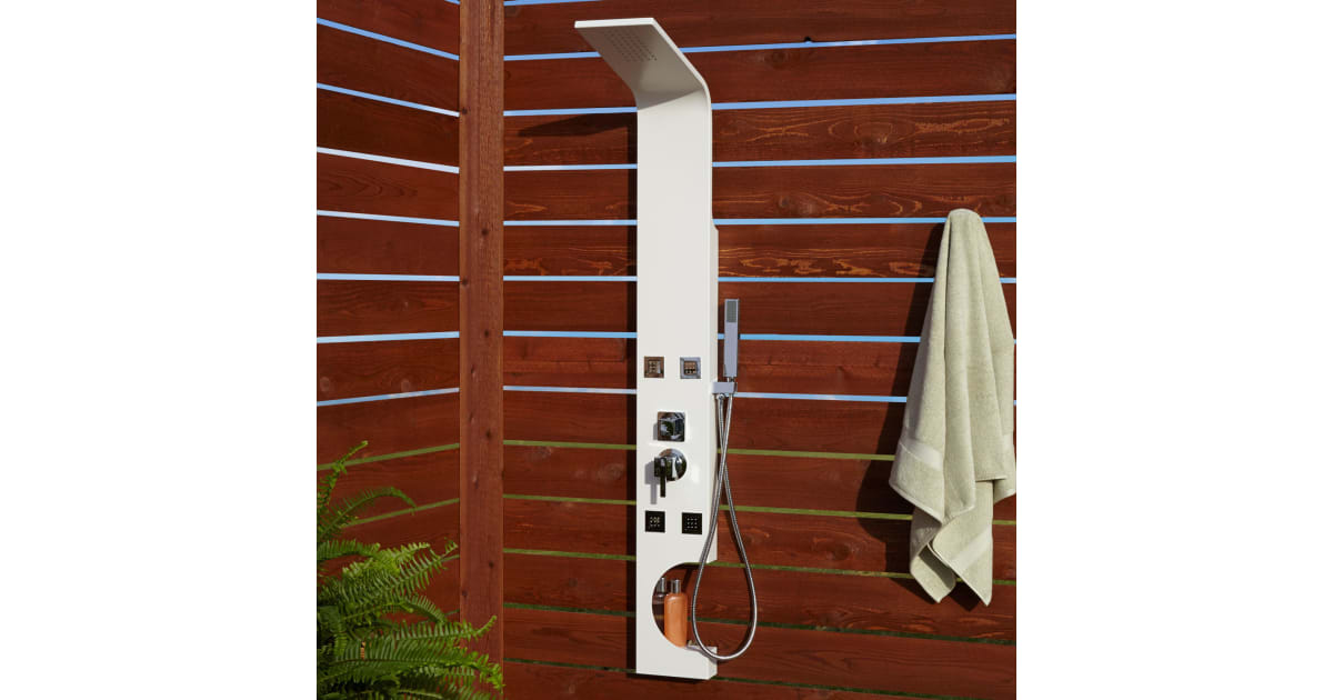 Signature Hardware 400736 Braunfels Thermostatic Outdoor Shower Panel ...