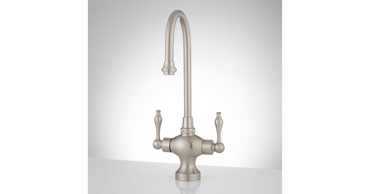 Signature Hardware 401286 Isadora 1.75 GPM Single Hole Bar and Kitchen ...
