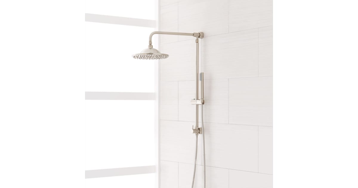 Signature Hardware 402853 Bostonian Retrofit Shower with 10" Rain ...