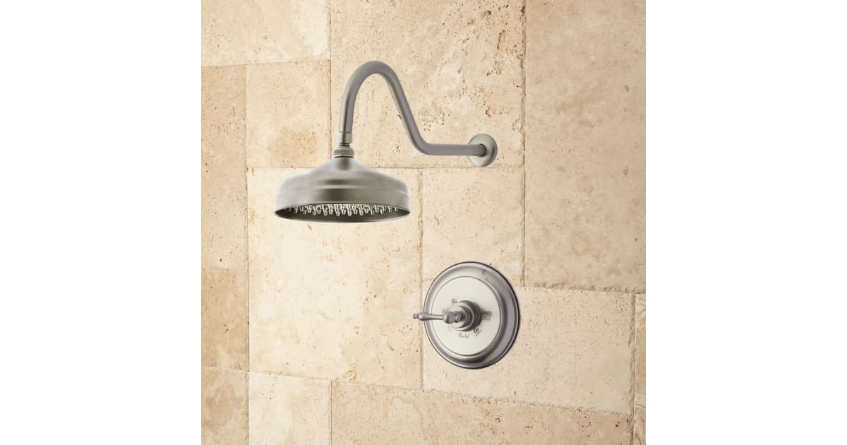 Signature Hardware 402963 Lambert Pressure Balanced Shower Only Package ...