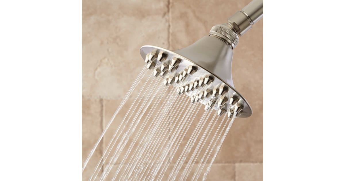Signature Hardware 412461 Cambridge 1.8 GPM Single Function Shower Head ...