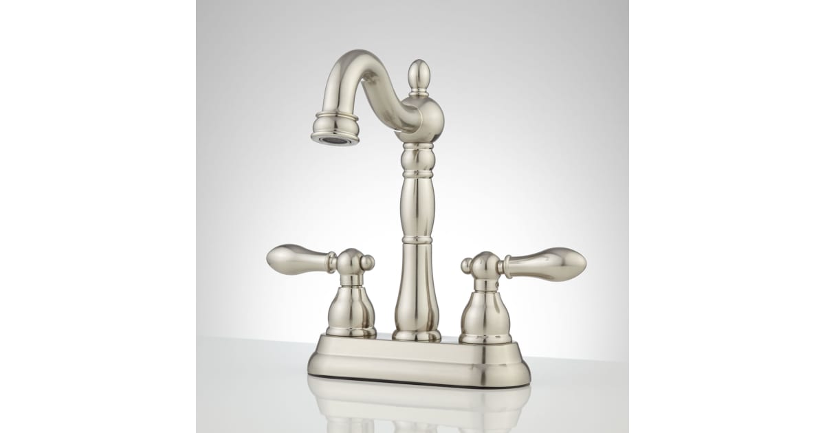 Signature Hardware 412955 Victorian 1 GPM Centerset Bar Faucet ...