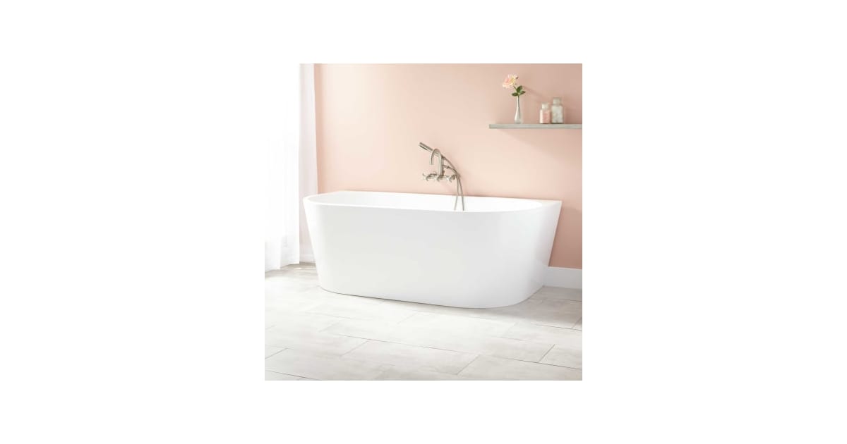 Signature Hardware 413998-AIR Arrington 59" Acrylic Freestanding Air ...