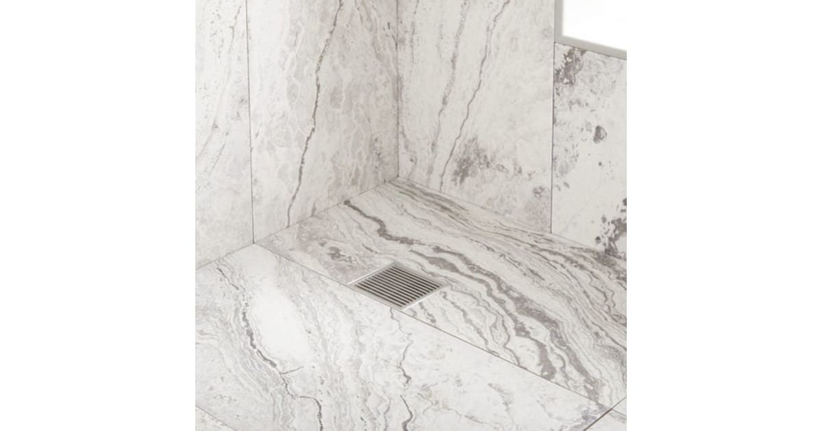 Signature Hardware 415599 Carmen 8" Square Shower Drain | Build.com