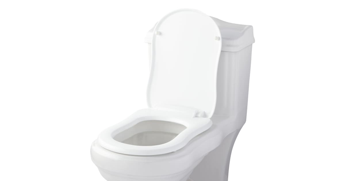 Signature Hardware 419114 Scot Elongated Closed-Front Toilet Seat with ...