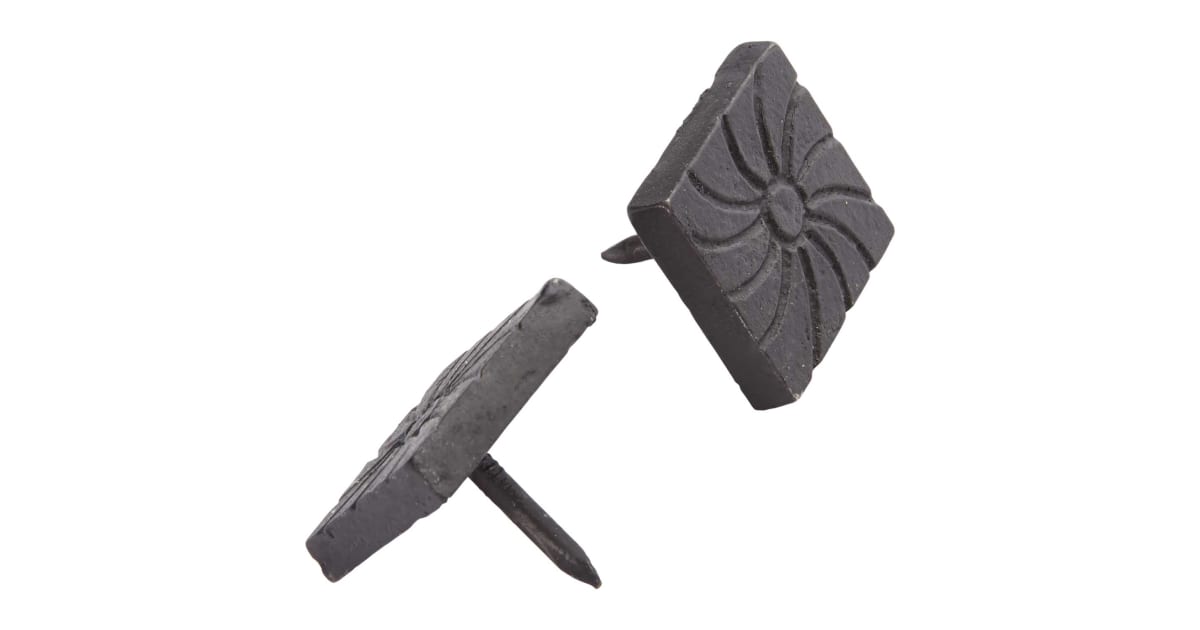 Signature Hardware 419356 Hand-Forged Iron Square Pinwheel Clavos - Set ...