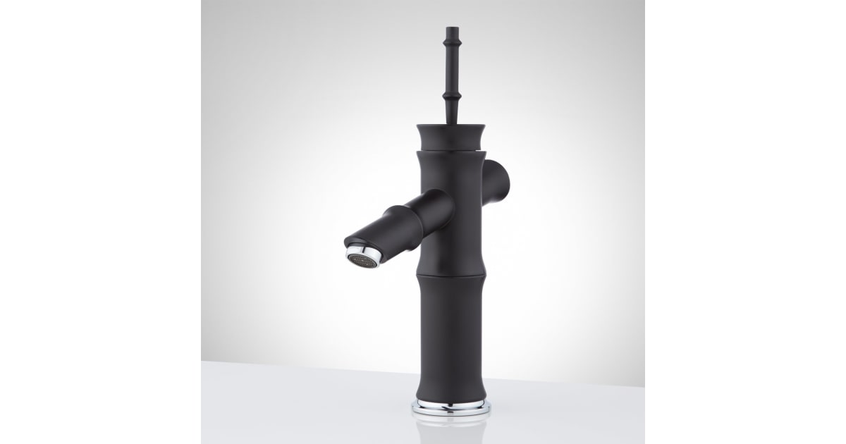 Signature Hardware 421356 Ripley 1.2 GPM Single Hole Bathroom Faucet ...