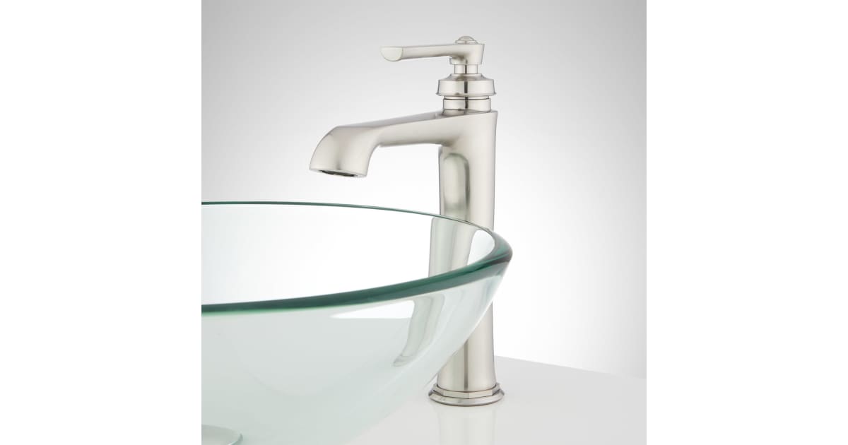Signature Hardware 433250 Cooper 1.2 GPM Single Hole Vessel Bathroom ...