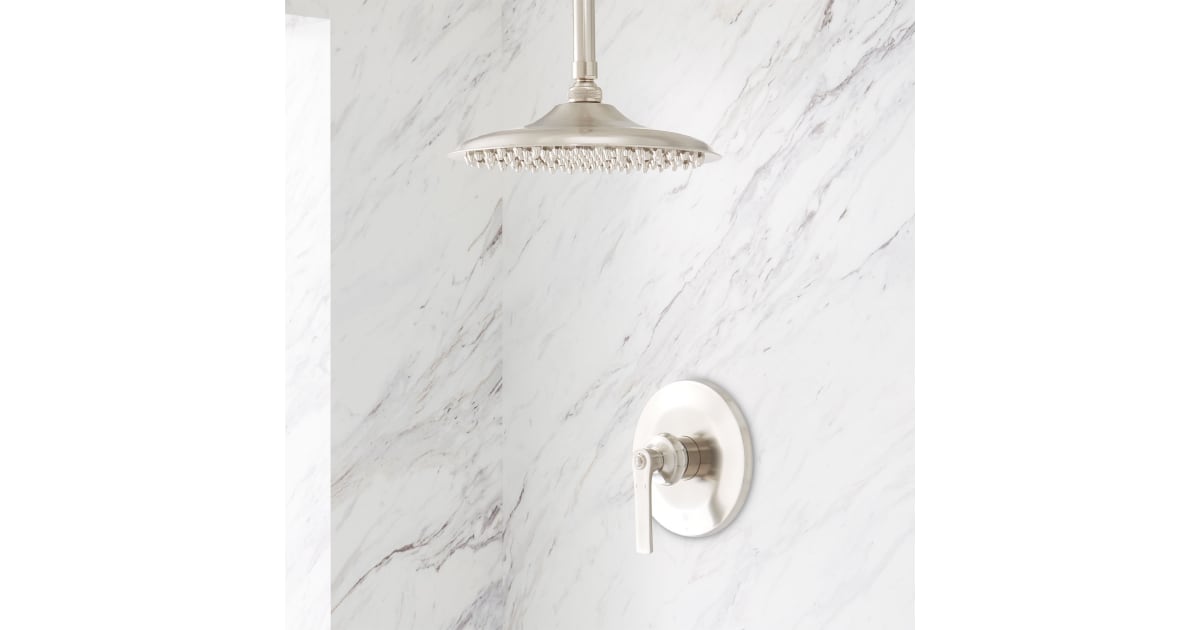 Signature Hardware 433296 Cooper Pressure Balanced Shower System with ...