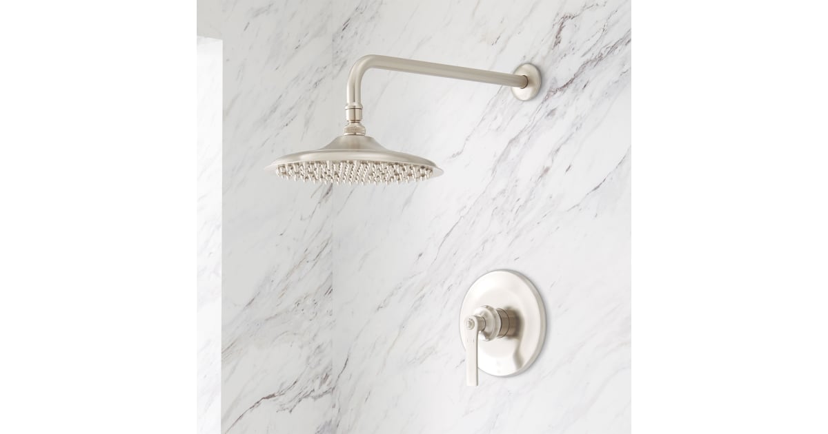 Signature Hardware 433302 Cooper Pressure Balanced Shower System with 8 ...