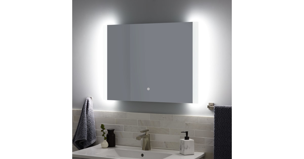 Signature Hardware 433800 Noyce 32" W x 24" H LED Lighted Frameless ...