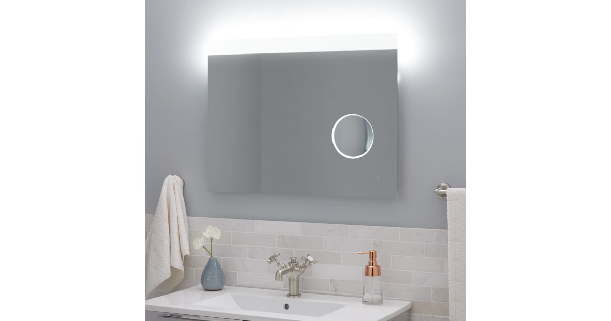 Signature Hardware 433811 Hills 32" W x 24" H LED Lighted Frameless ...