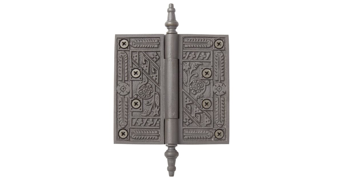 Signature Hardware 434593 Feather 6-7/8" x 4-1/2" Cast Iron Plain ...