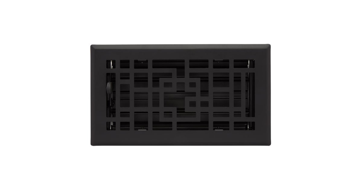 Signature Hardware 434743 Baer Steel Floor Register - 4" x 8 ...