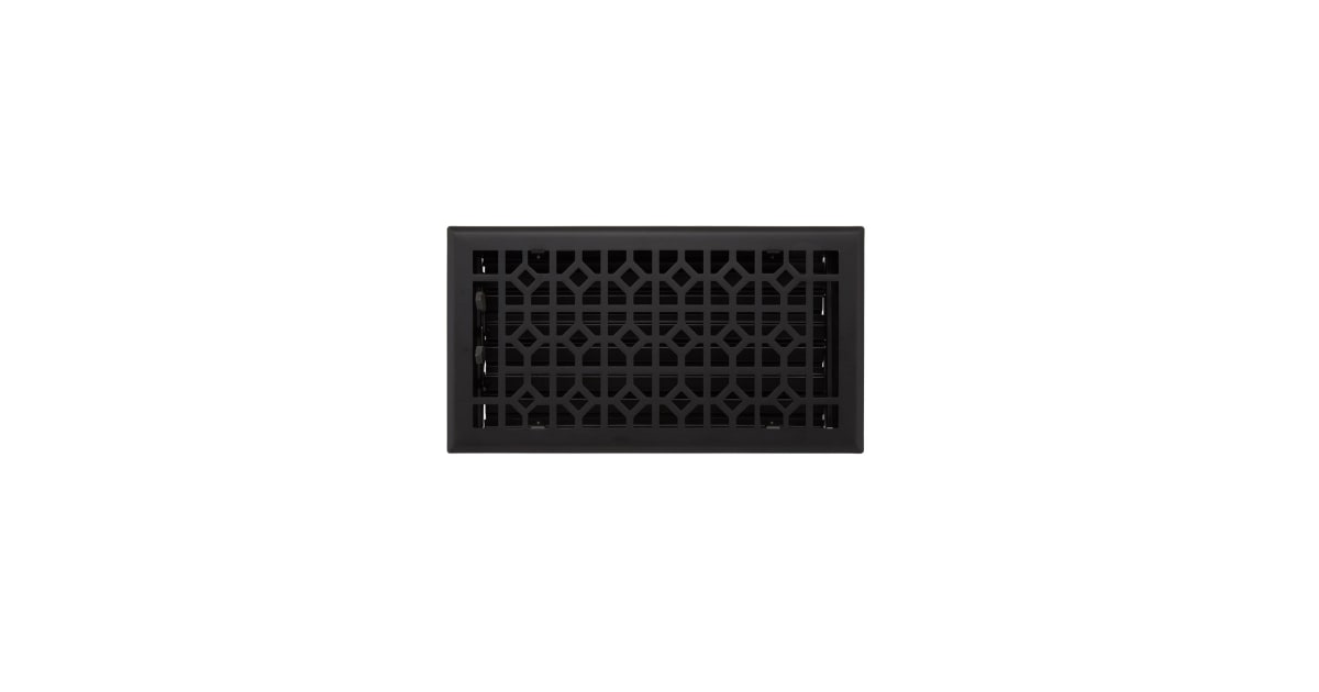 Signature Hardware 435741 Appert Steel Floor Register - 6" x 10" (7-1/4 ...