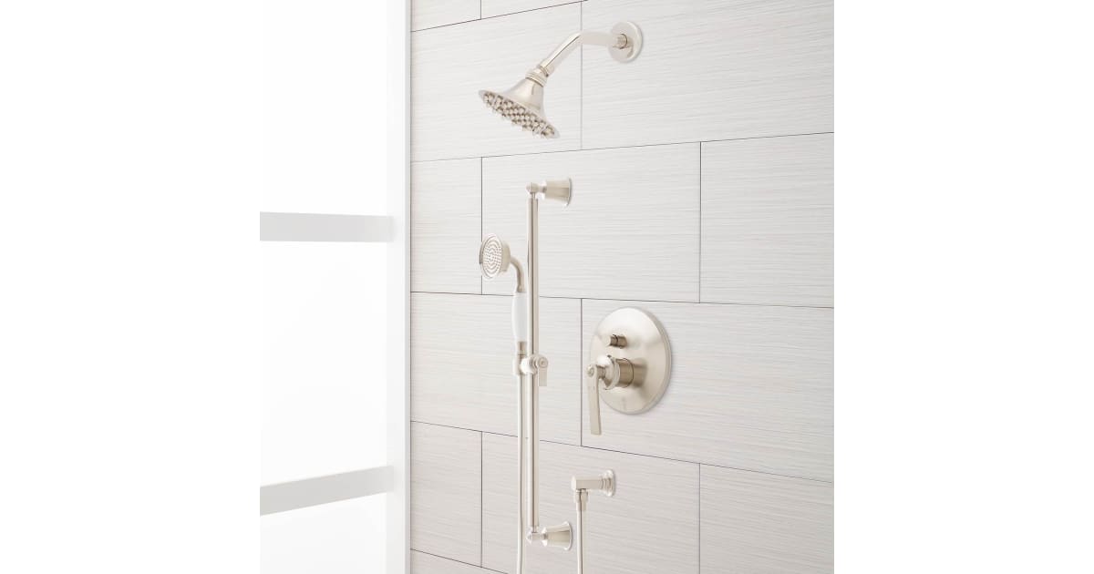 Signature Hardware 436846 Cooper Pressure Balanced Shower System with ...