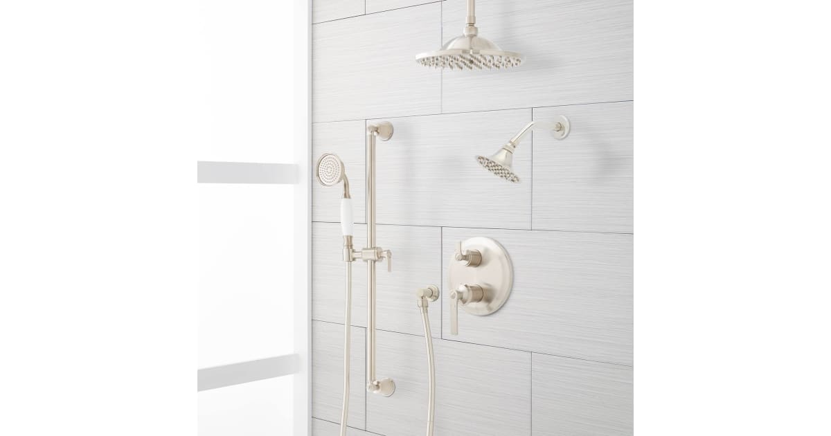 Signature Hardware 436862 Cooper Pressure Balanced Shower System with 8 ...