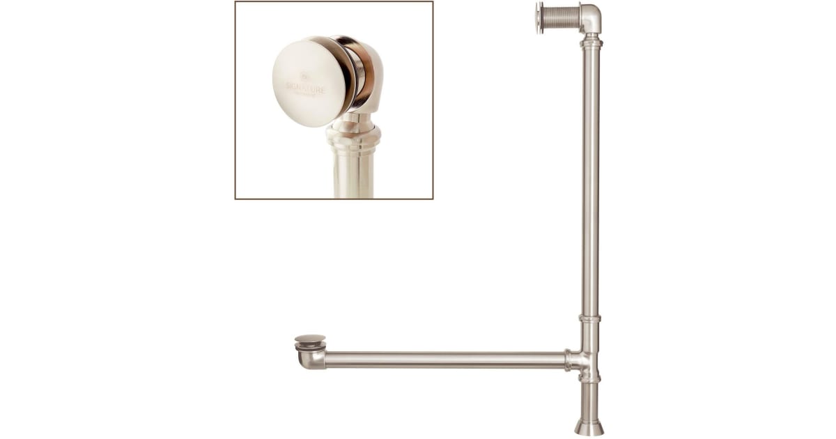 Signature Hardware 437320 Pop-Up Tub Drain - Swivel Head - Standard ...