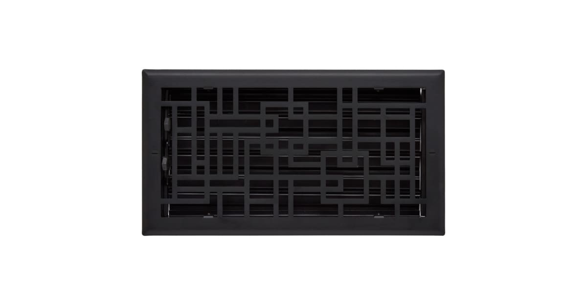 Signature Hardware 445753 Baer Steel Wall Register - 6" x 12 ...