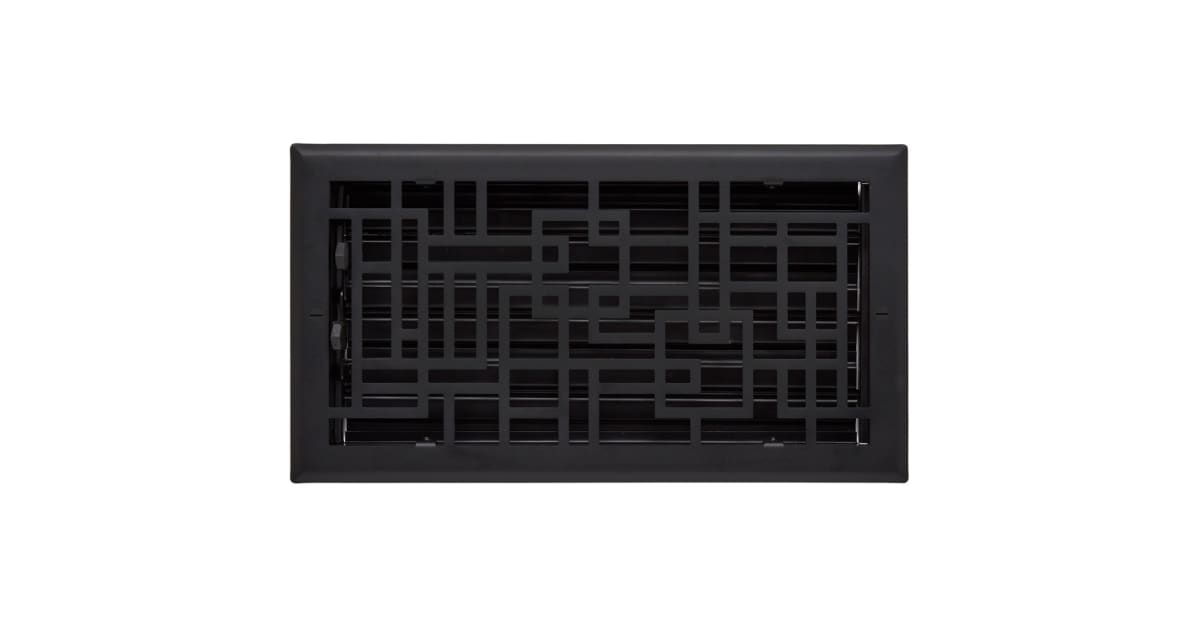 Signature Hardware 445759 Baer Steel Wall Register - 6" x 14 ...