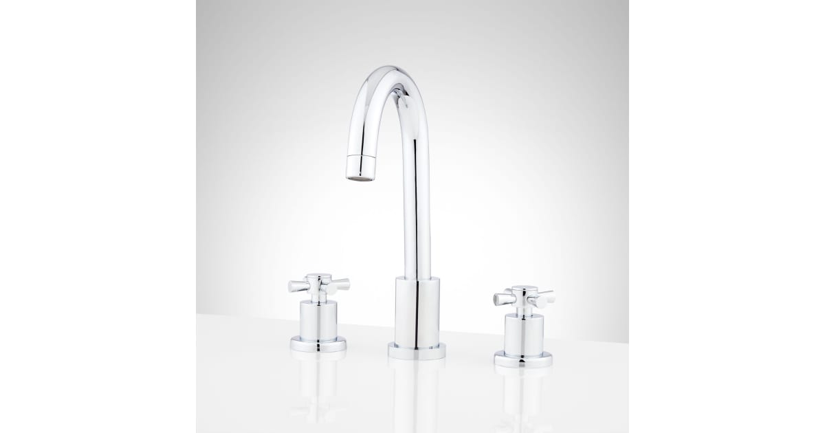 Signature Hardware 447896 Milazzo 1.5 GPM Widespread Bathroom Faucet ...