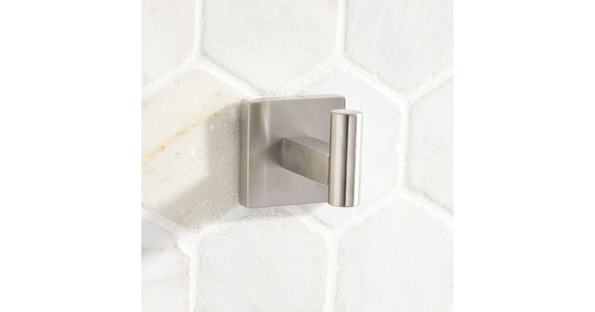 Signature Hardware SHHBRHZBN Hibiscus Single Robe Hook | Ferguson Home