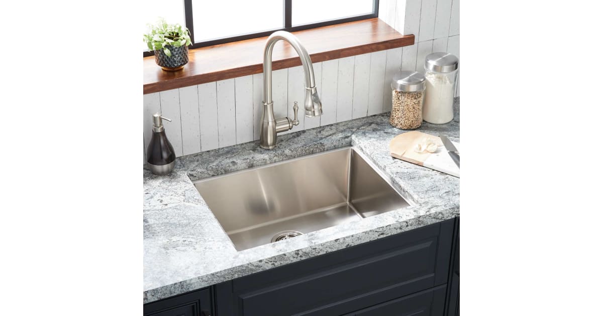 Signature Hardware SHORUCA2418 Ortega 24" Undermount Single Basin ...