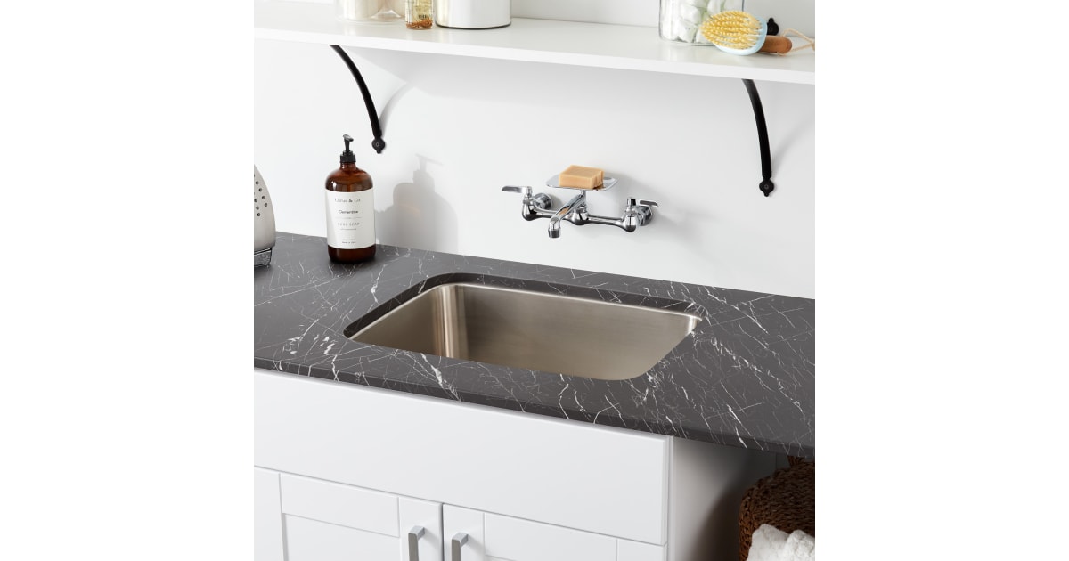 Signature Hardware SHMDLS2318 Medford 23-1/2" Undermount Single Basin ...