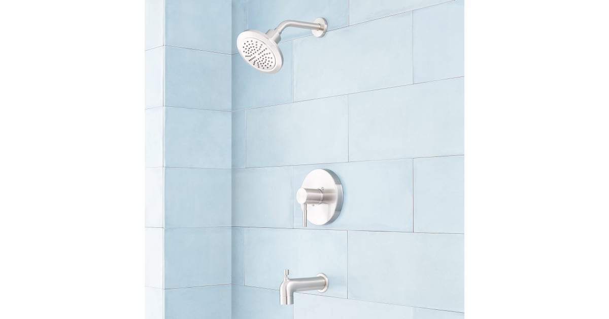 Signature Hardware 449063 Edenton Pressure Balanced Tub and Shower Trim ...