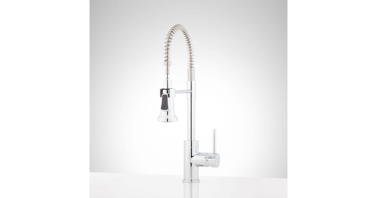 Signature Hardware SHXCPS107CP Presidio 1.8 GPM Single Hole Pre-Rinse ...