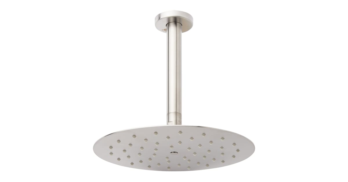 Signature Hardware 449507 2.5 GPM 8" Wide Contemporary Shower Head with ...