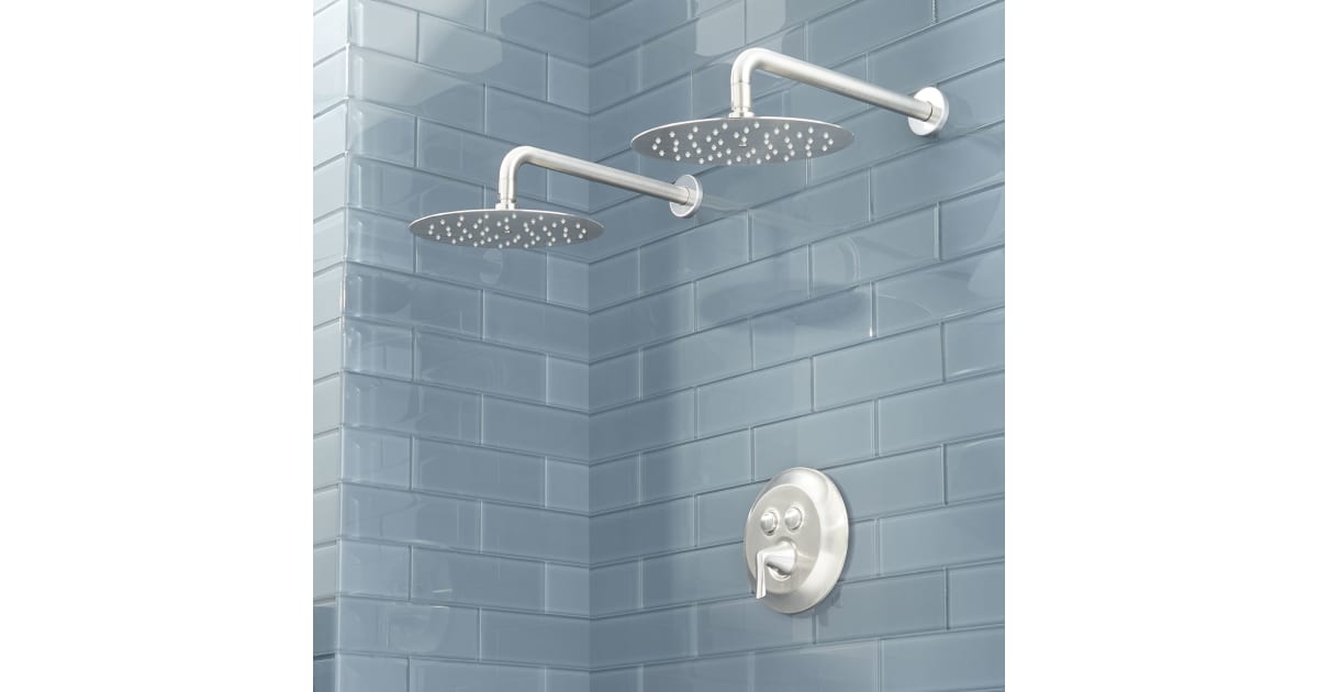 Signature Hardware 453664 Provincetown Simple Select Dual Shower Head ...