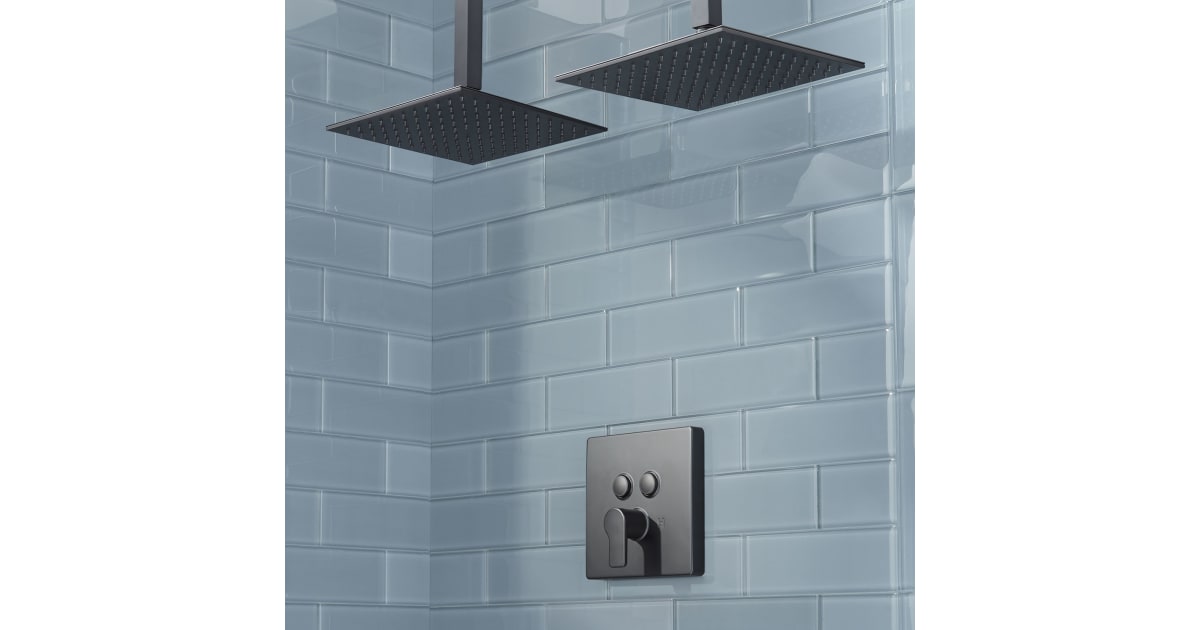 Signature Hardware 453698 Hibiscus Simple Select Dual Shower Head ...