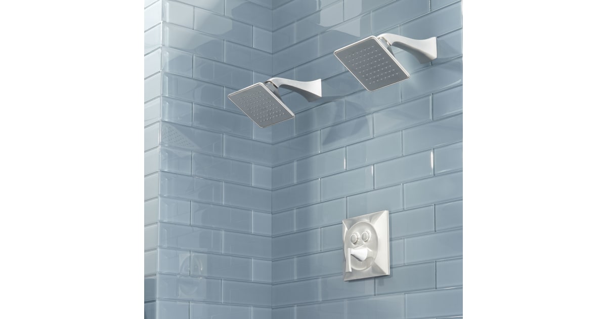 Signature Hardware 453710 Vilamonte Simple Select Dual Shower Head ...