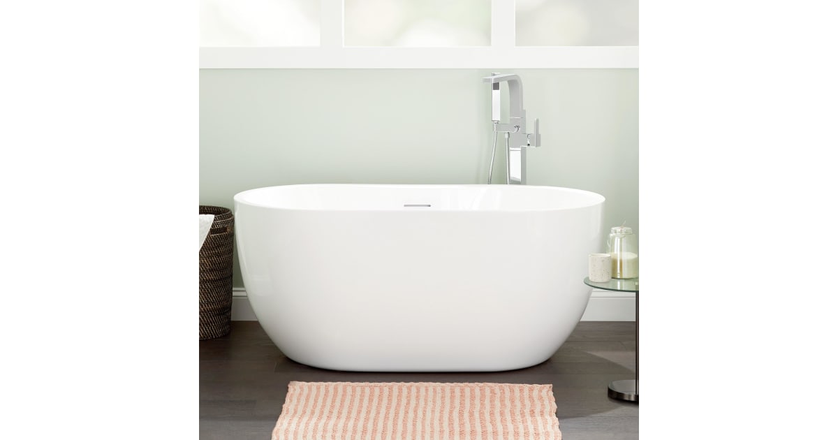 Signature Hardware 462639 Boyce 56" Free Standing Acrylic Soaking Tub ...