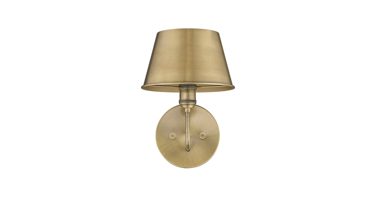 Signature Hardware 464496 Stanburn Single Light 12" Tall Wall Sconce ...