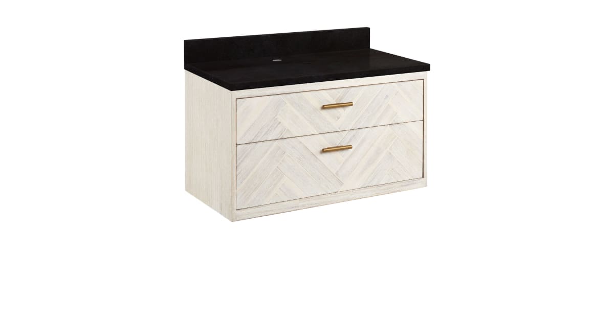 Signature Hardware 465741 Frey 36" Wall Mounted Single Vanity Set with ...